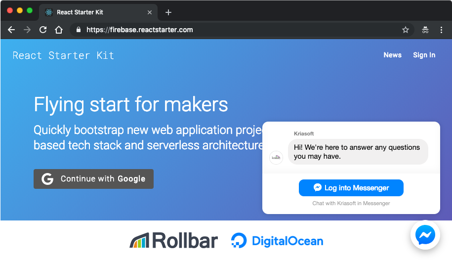 Integrating Facebook Customer Chat into a React.js App | by Konstantin Tarkus | Level Up Coding