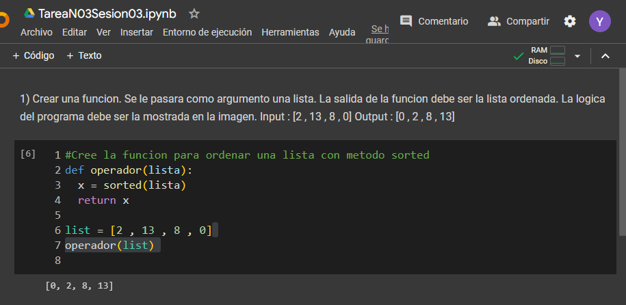 Tarea Nº 03 Sesion de Analisis de Datos con Python - Yeferson Suarez ...