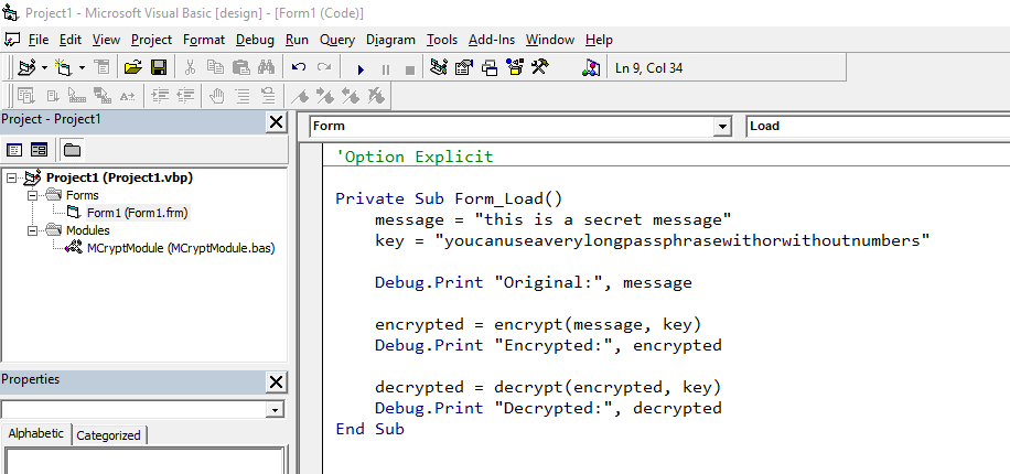 Encryption in VB6?. Background | by Dennis CM | Medium