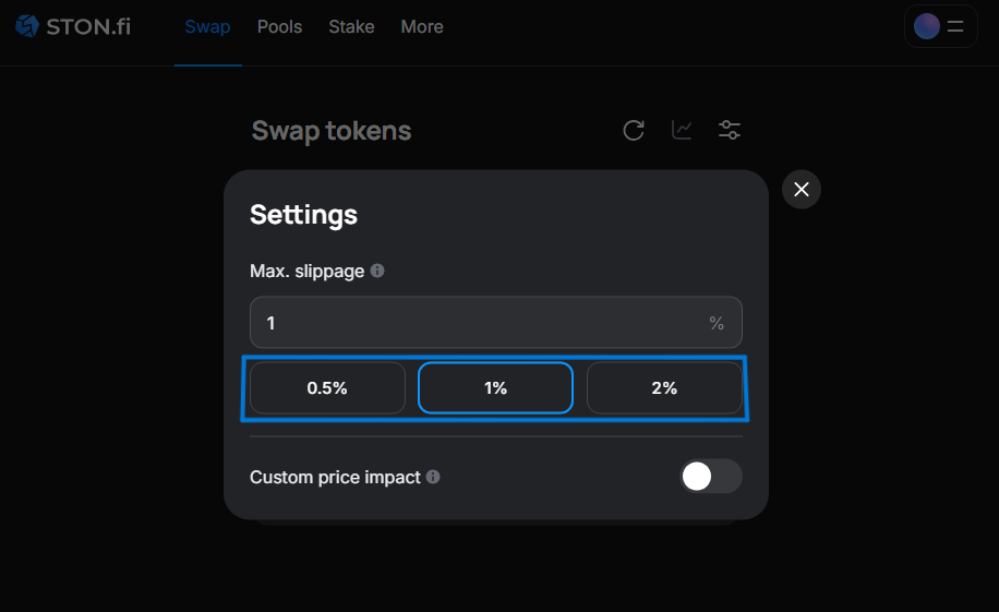 Slippage: How to Adjust Slippage Tolerance on STON.fi | by Benjamin ...