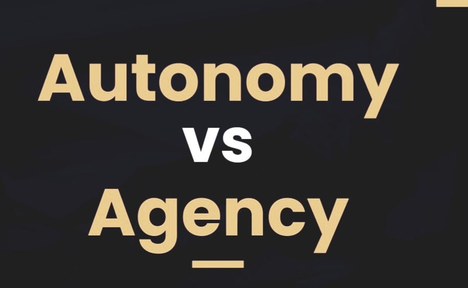 Agency vs. Autonomy: Understanding the Difference and Finding Balance ...