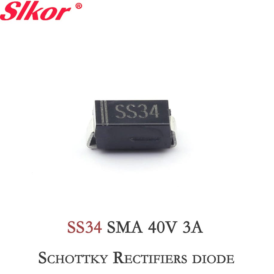 Schottky diode SS34. Shenzhen SLKOR Semiconductor Co., Ltd… | by David He | Medium