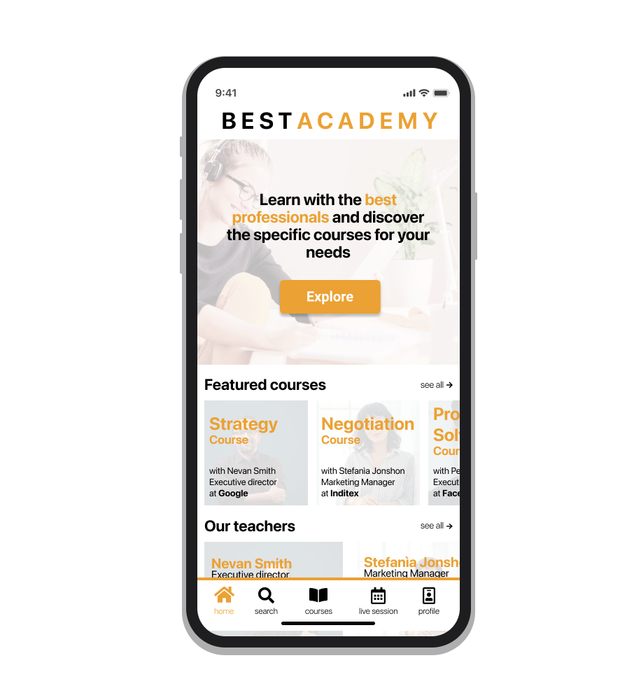 BEST ACADEMY · My first E-learning app based on real need | by Susanna ...