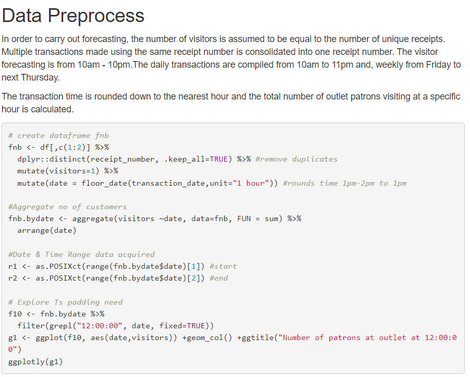 Data informed decision making in FnB using forecasting - Thevapriya ...