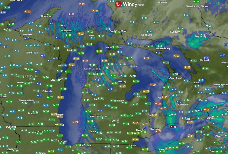 Michigan Winter Weather Update: Snow, Wind, and Cold Grip Southeast ...