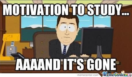 Motivational Study Memes