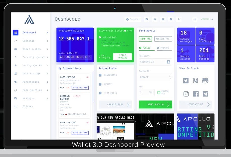 Get Apollo Wallet 3.0 Now. The new Wallet improves user interface… | by ...