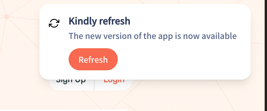 Adding refresh notification in your React | by Prakhar Goel | Medium