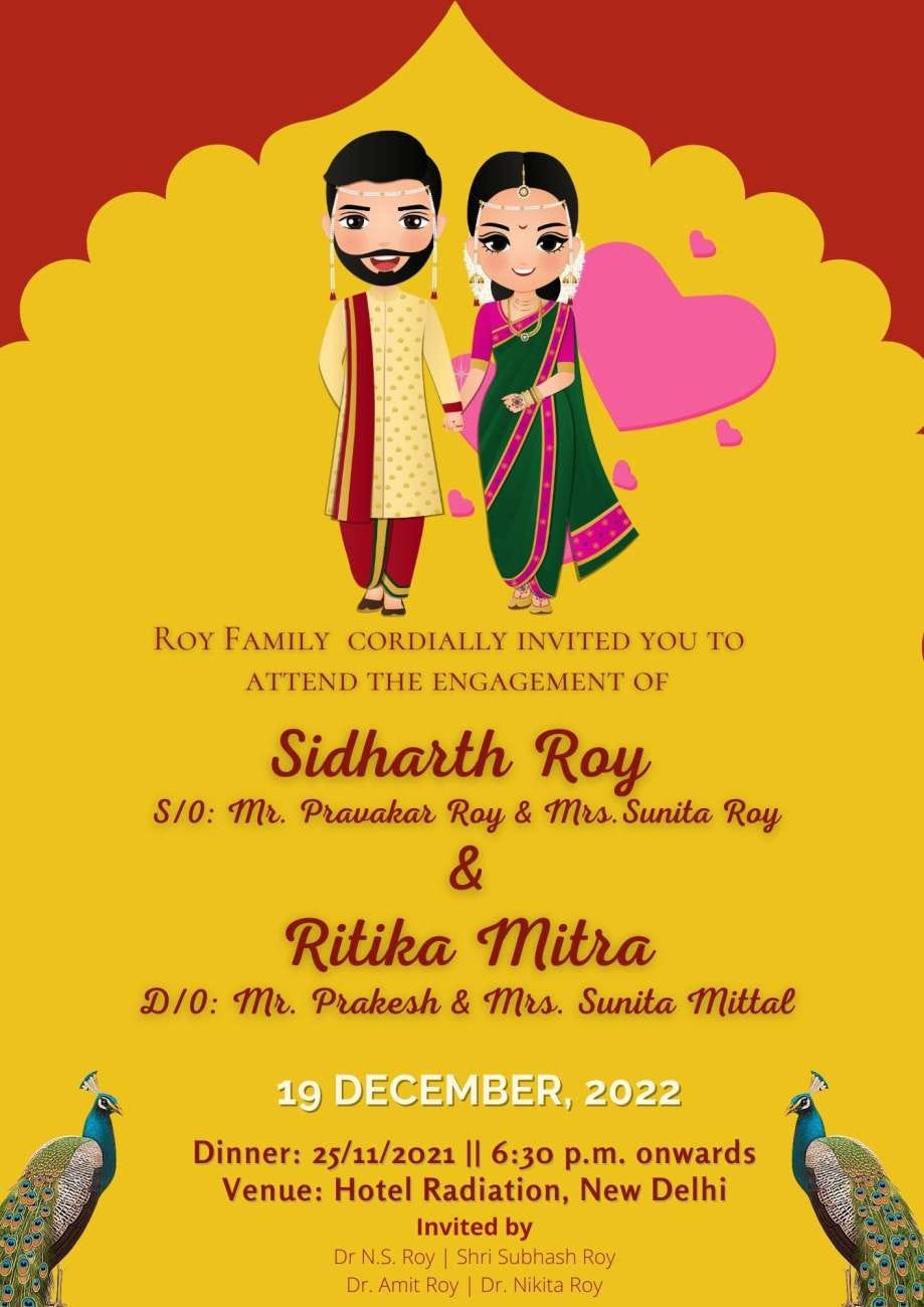 20+ Beautiful Engagement Card download images, pdf & Word | by ...