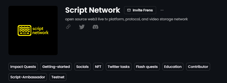 Script Network - KUPRIT GAMING - Medium