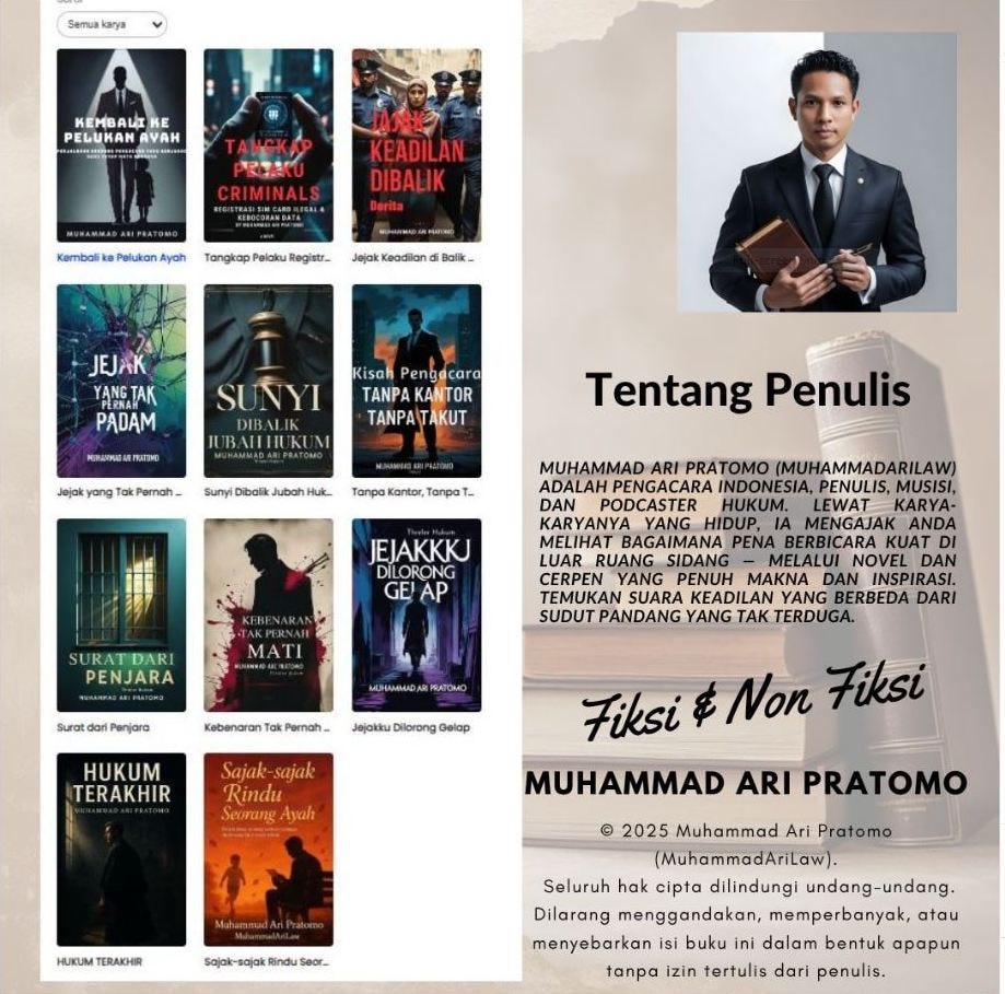 From the Courtroom to the Bookshelf: Muhammad Ari Pratomo, The Lawyer ...