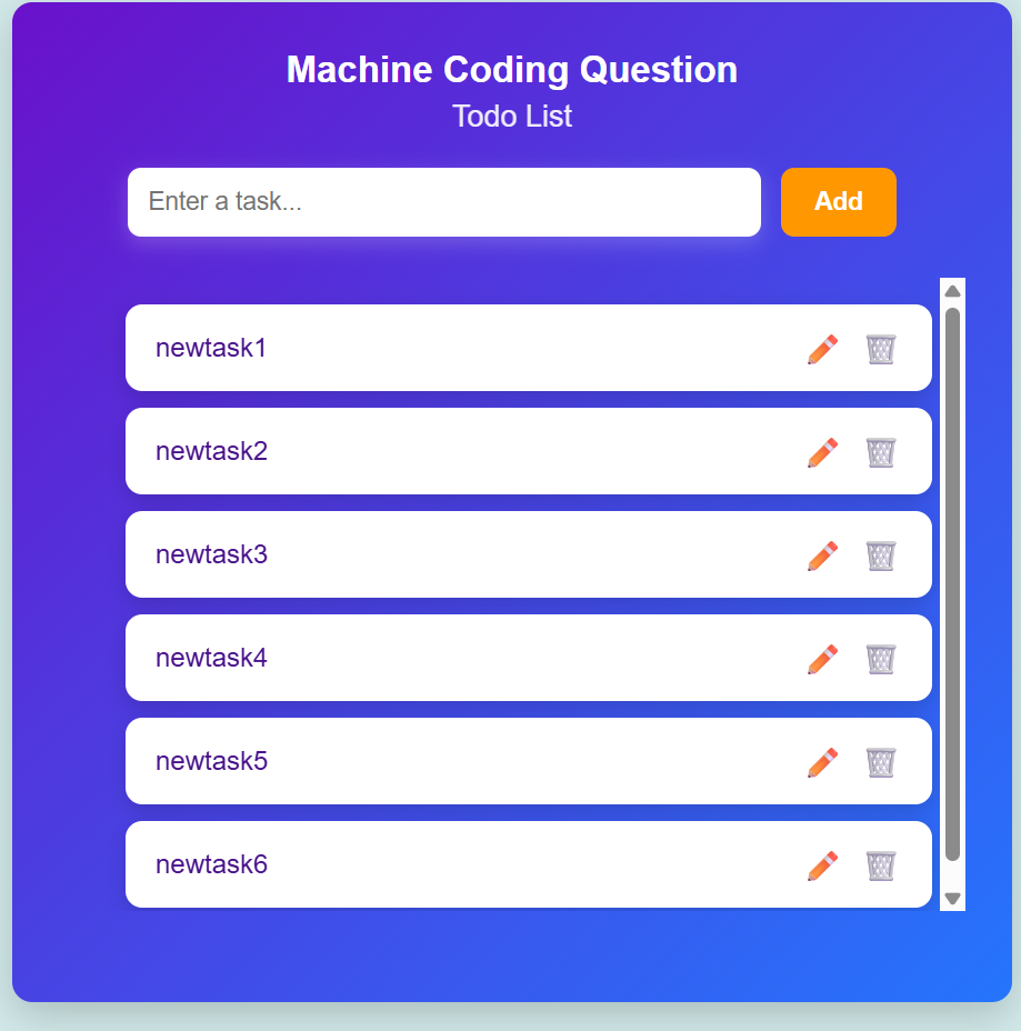 🧠 Build a Todo List UI — Machine Coding Round(React.js) | by Ekatakumari | Medium