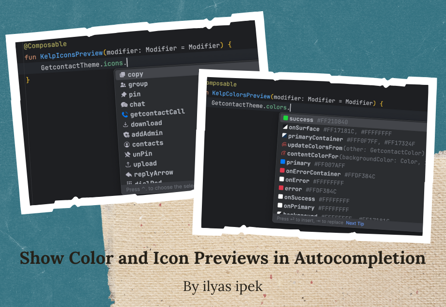 Android Studio — Show Color and Icon Previews in Autocompletion | by ...