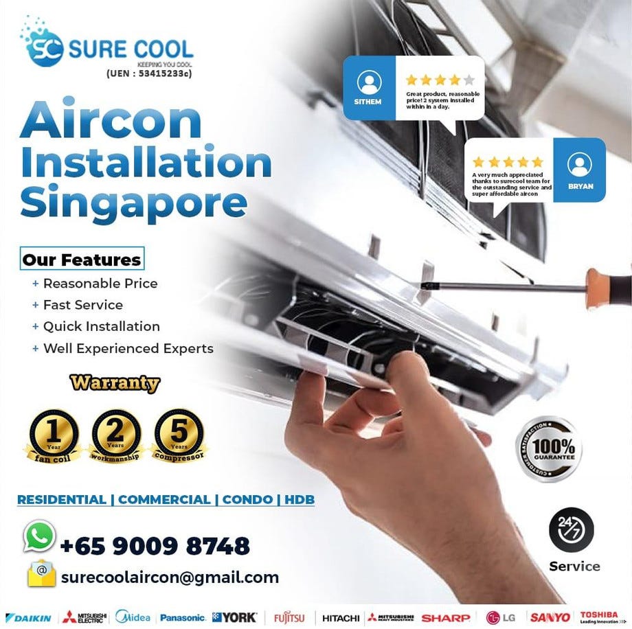New Aircon Installation 2023 | Aircon Installation Singapore 2023 | by ...