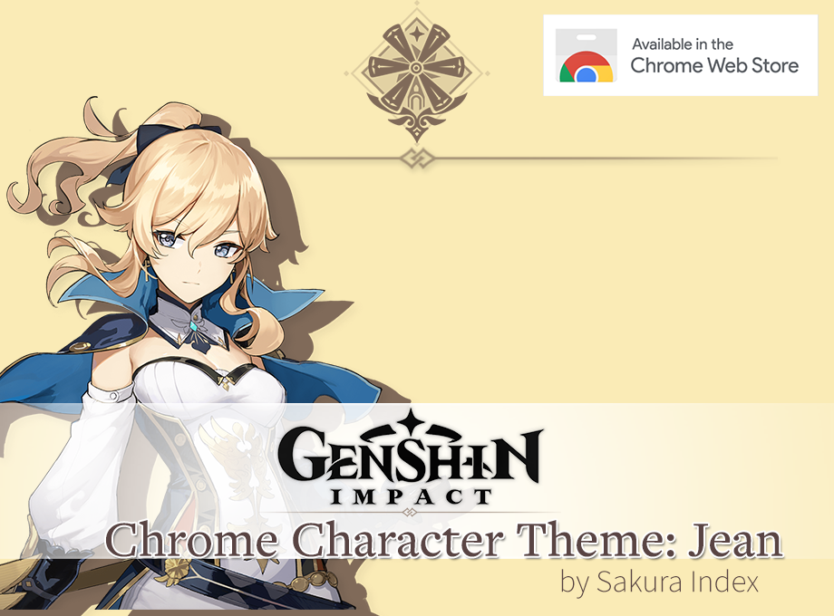 [Chrome Theme] Jean Theme for Genshin Impact Free Download | by ...