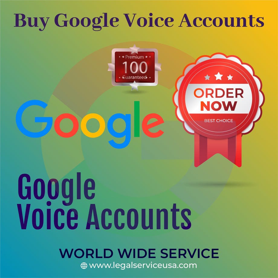 Buy Google Voice Accounts. Google Voice is a telephone service… | by ...