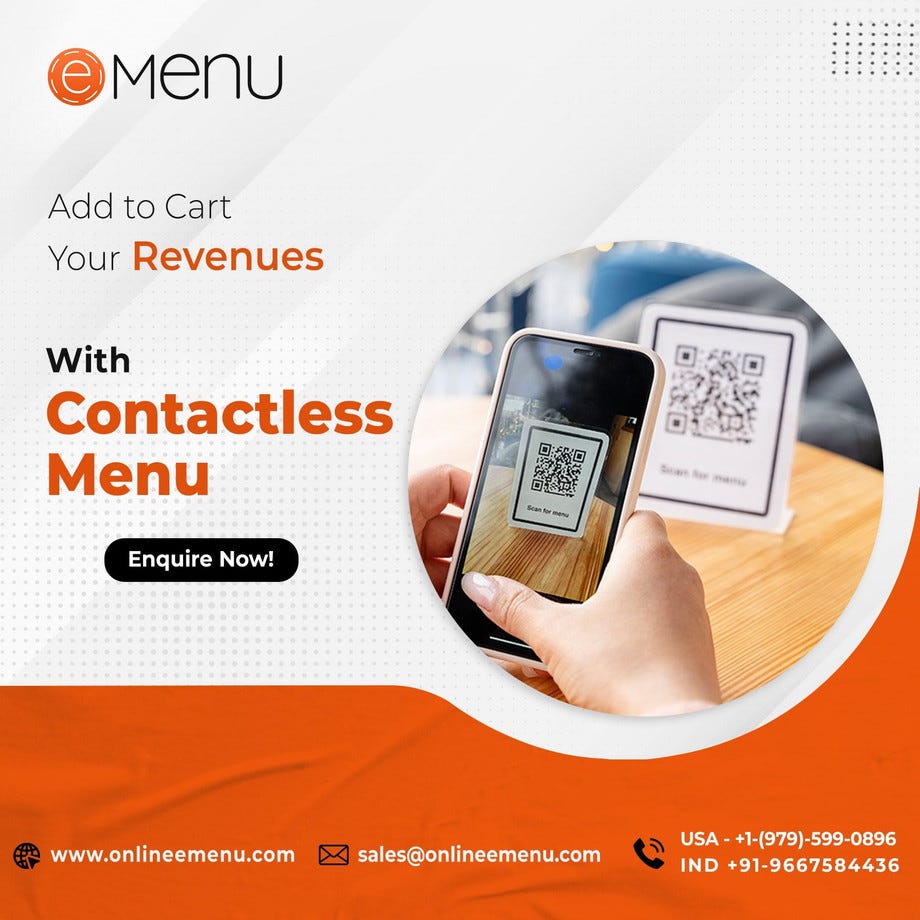 Why Integrate QR Code Menu for Restaurants? | by Onlineemenu | Medium