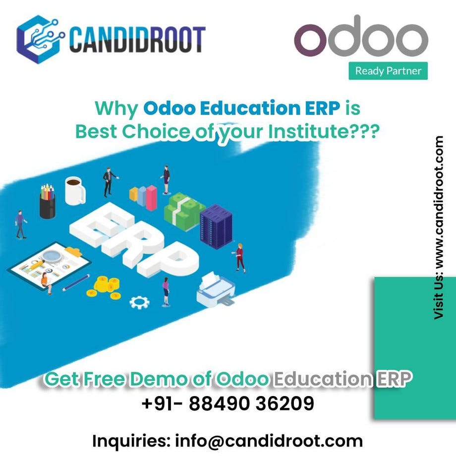 Why Odoo Education Erp Is Best Choice For Your Institute Candidroot Solutions Pvt Ltd Medium