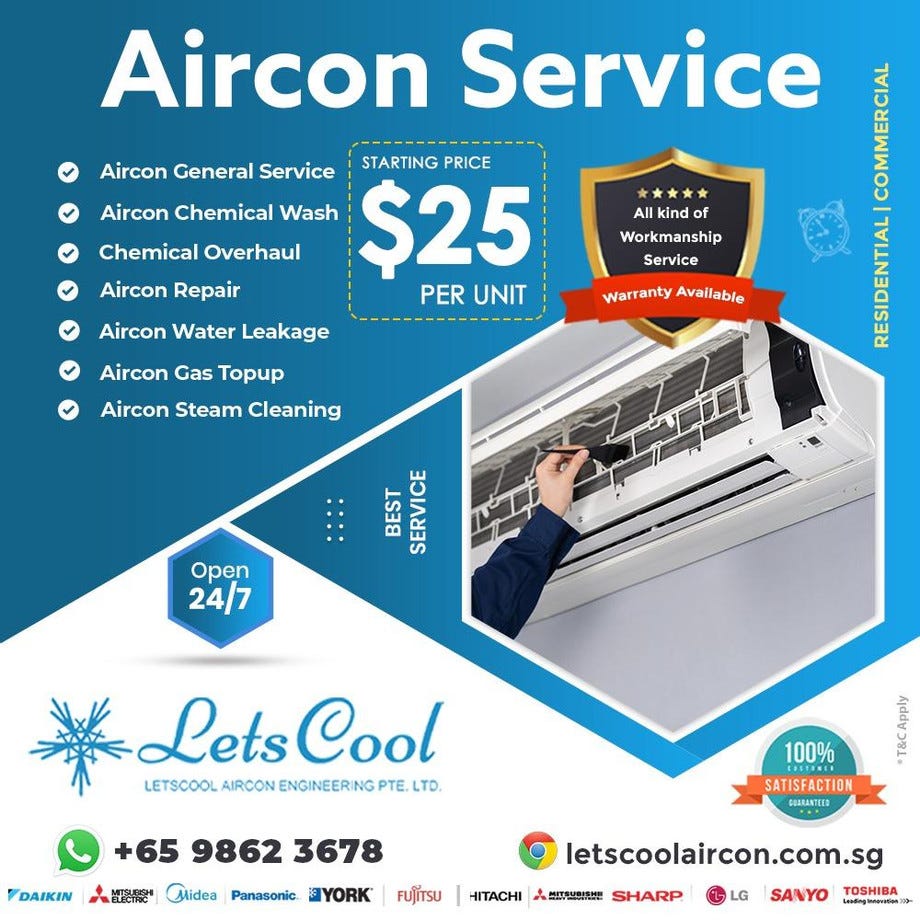 Aircon servicing and aircon installation singapore - letscools seo - Medium