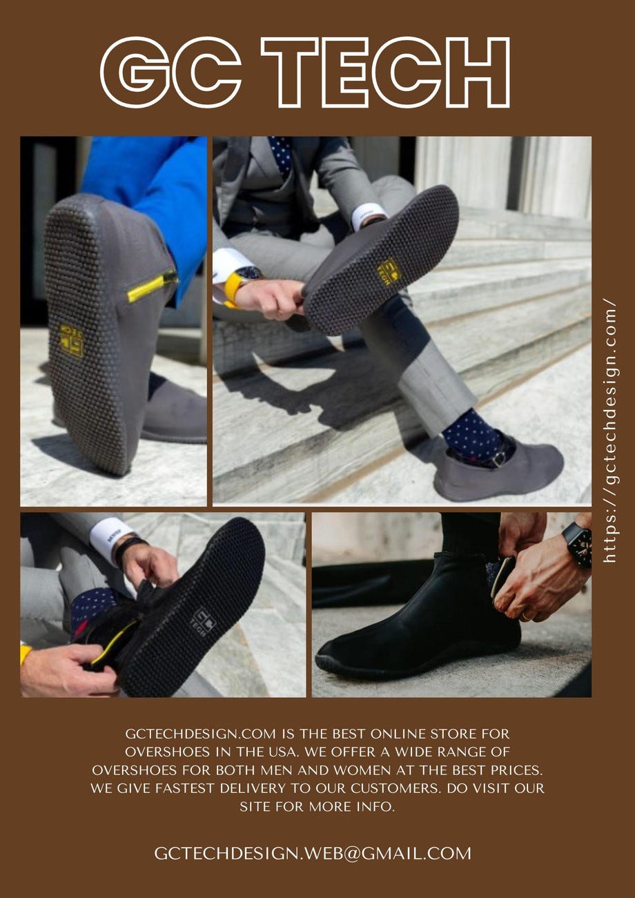 Stay Dry and Stylish with Men’s Galoshes Overshoes | by Gc Tech | Medium