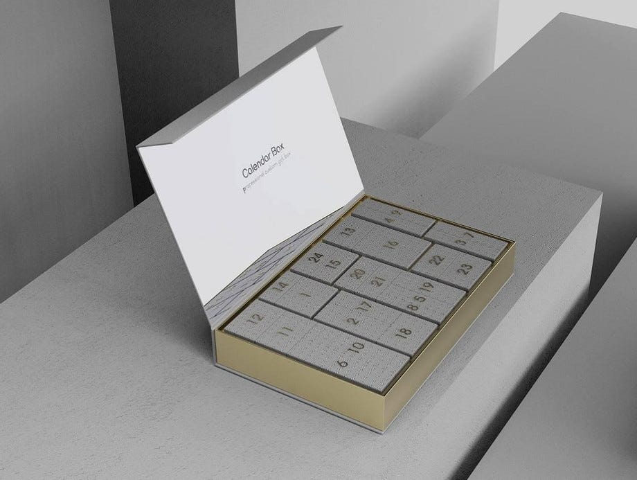 FLIP CALENDAR BOX WITH MIRROR - hcpackaging - Medium