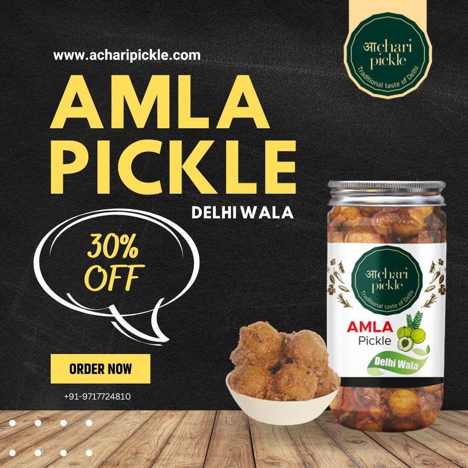 Homemade Amal/Indian Gooseberry Pickle — Delhiwala Style-Amla Ka Achar ...