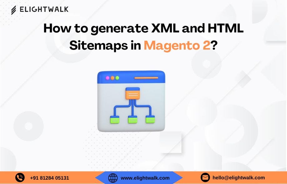 How to generate XML and HTML Sitemaps in Magento 2? | by Elightwalk Technology PVT. LTD. | Jan ...