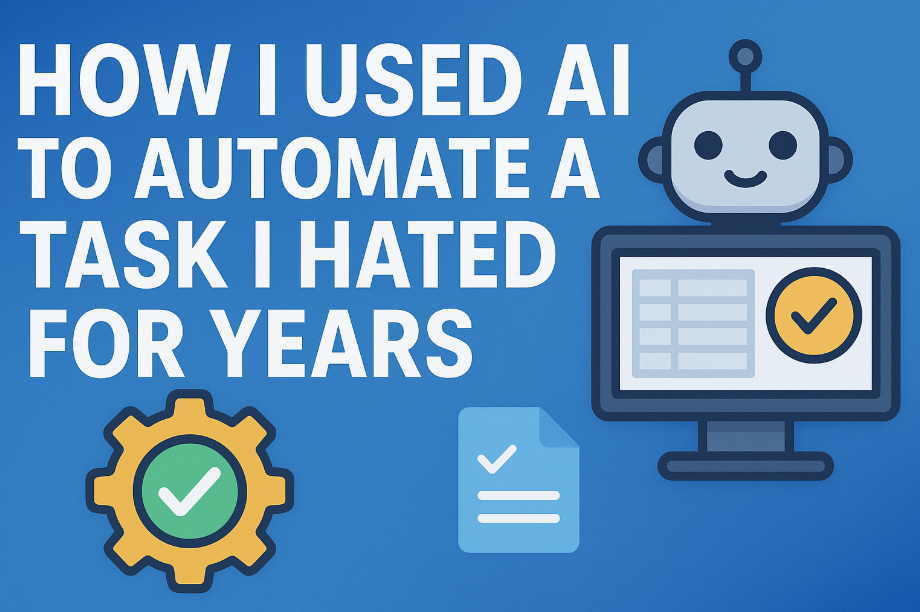 How I Used AI to Automate a Task I Hated for Years | by Amar pratap ...