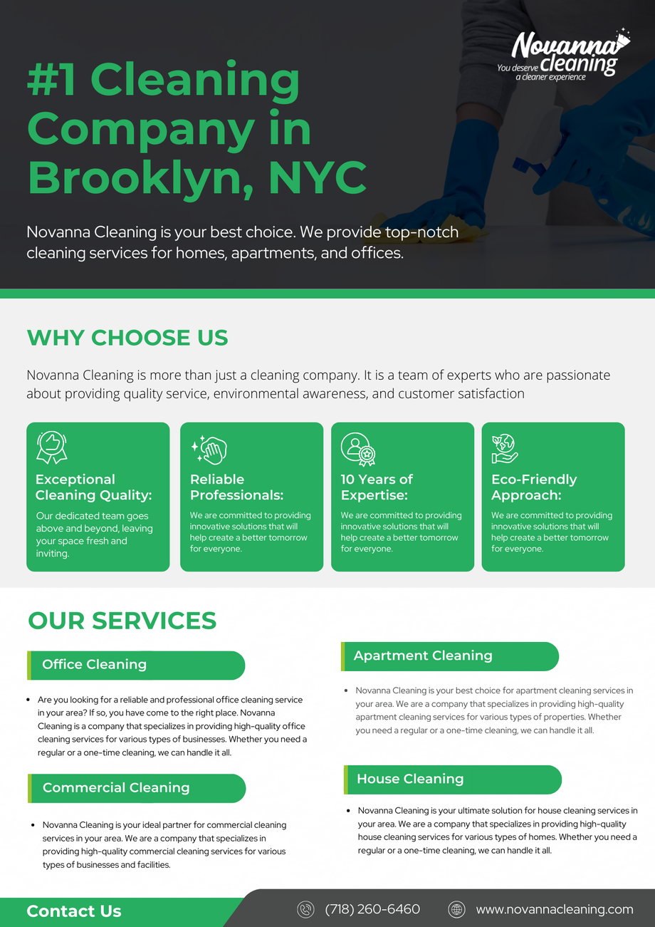Local cleaning services in Brooklyn, NYC - Novannacleaning - Medium