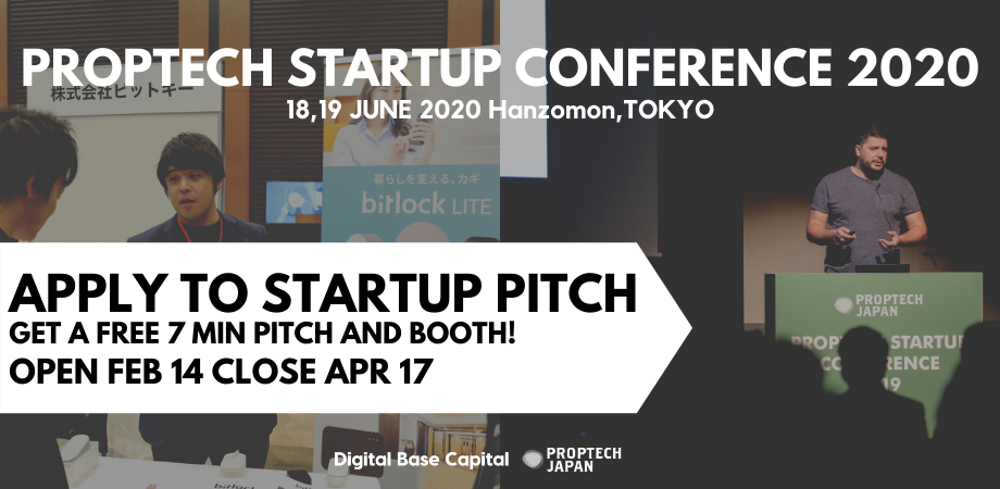Application for “PropTech Startup Conference 2020”, one of the biggest ...