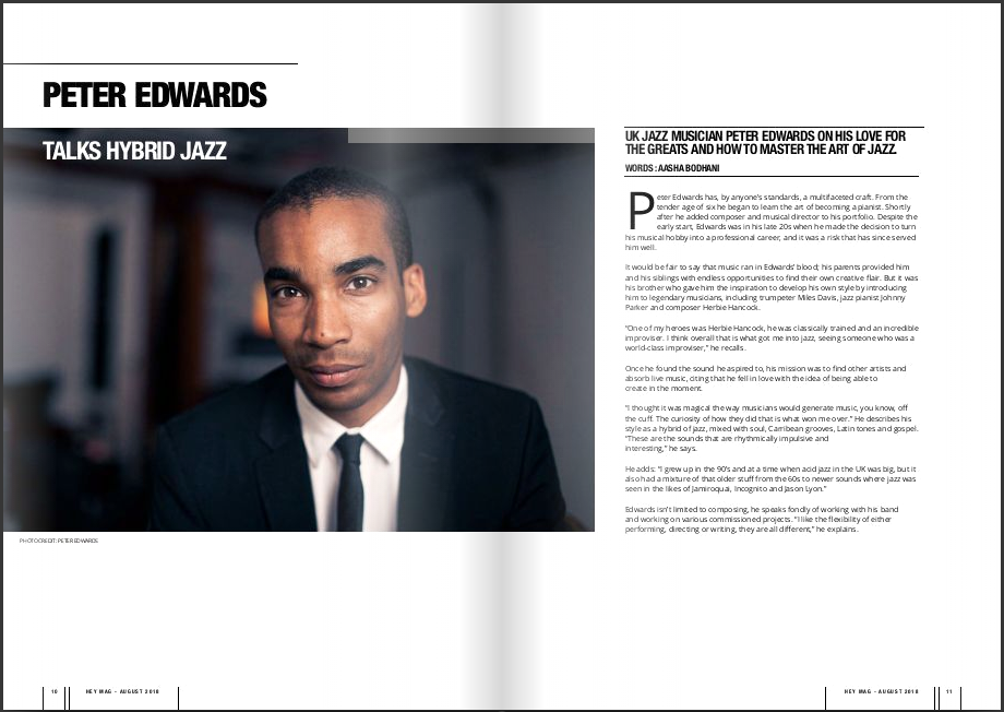 Peter Edwards talks hybrid jazz. UK jazz musician, Peter Edwards, on ...