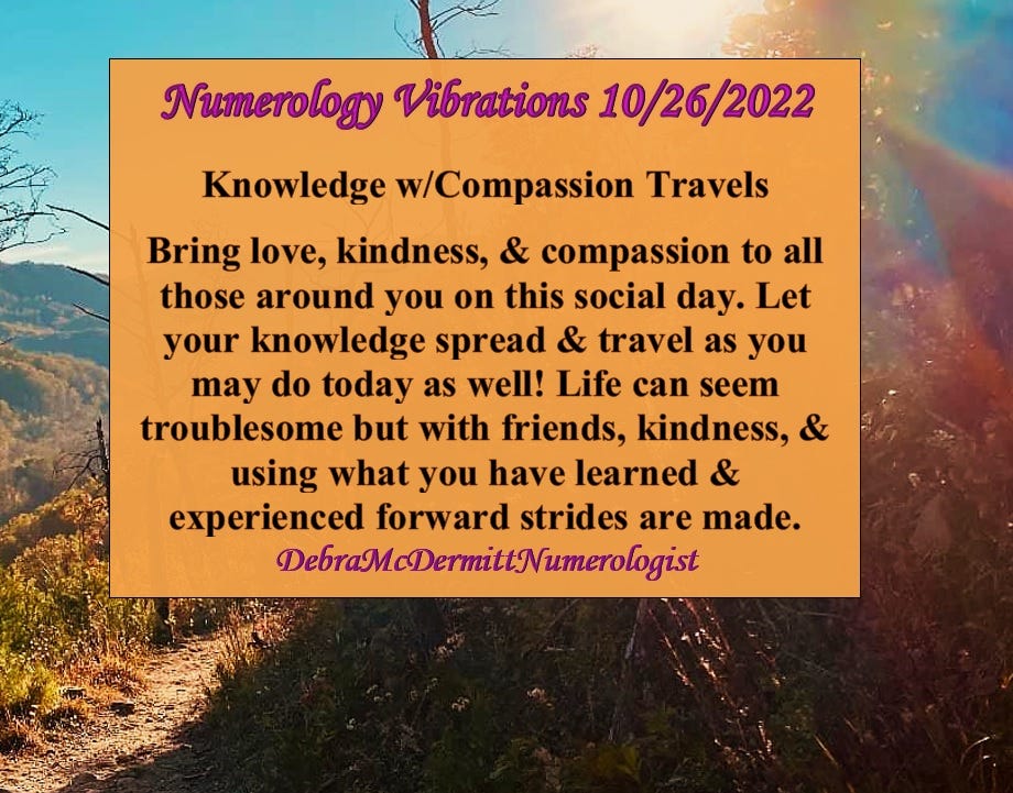 Numerology Forecast 10/26/2022. Numerology Forecast 10/26/2022 | by ...
