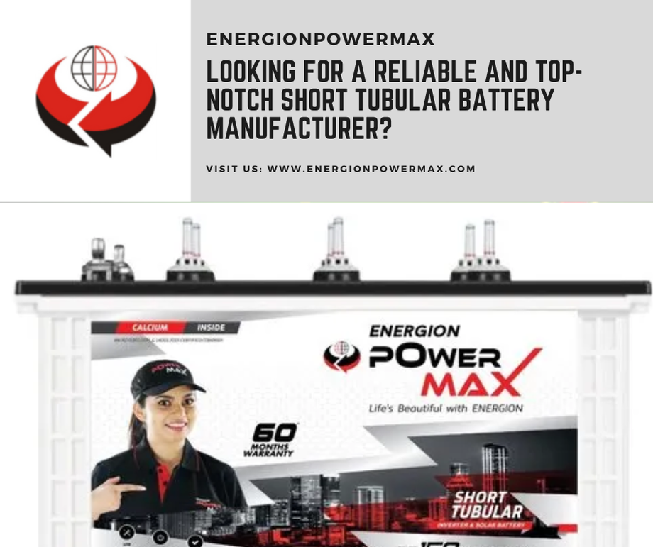 Best auto motive & Tabular batteries manufacturers in Hyderabad ...