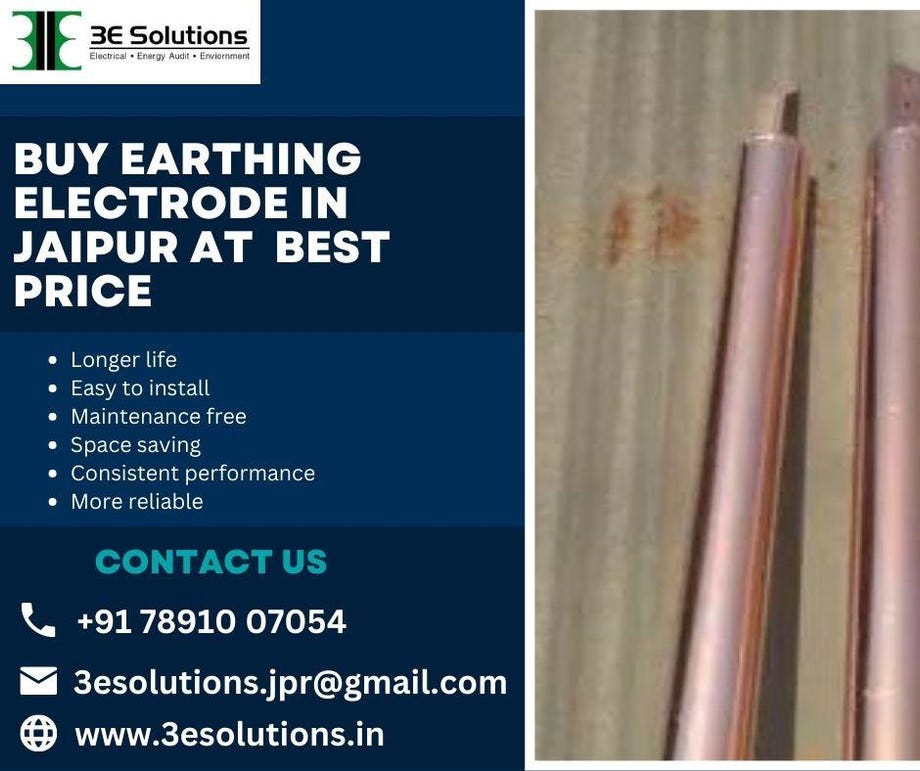 Chemical Earthing Electrode | Gel Earthing Electrode — 3E Solutions ...