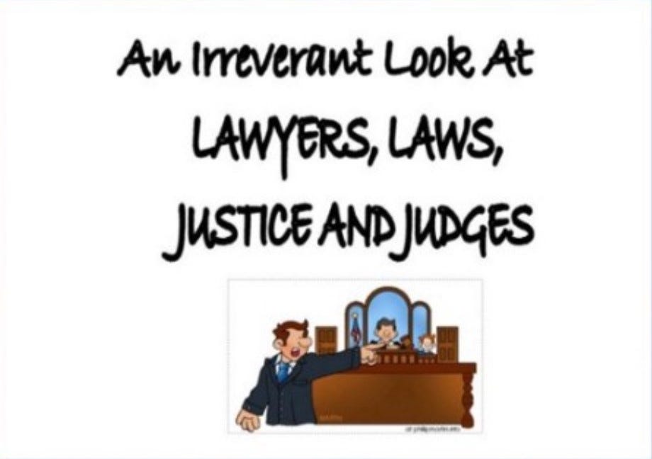 An Irreverent Look at Lawyers, Laws, Justice, and Judges: October 2022 ...