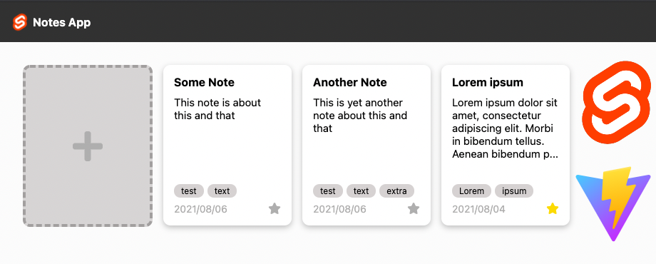 Making a simple note app using Svelte and Vite | by Nikola Cvetkovski ...
