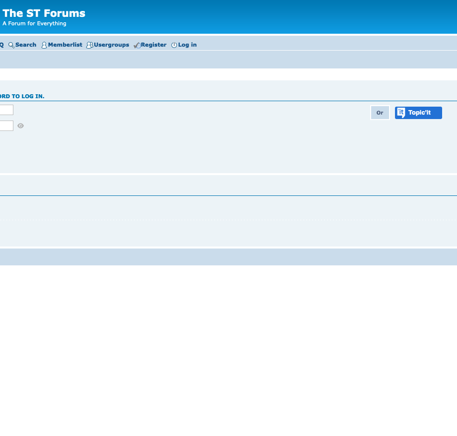 The ST Forums Anomaly. Sent on Computer to the Archival Forums | by F.S ...