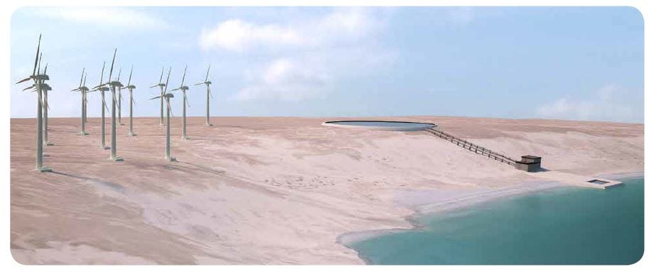 Combined wind power and electricity storage in Duqm, Sultanate of Oman ...
