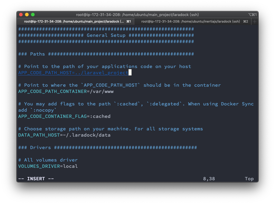 使用Laradock建制一個laravel專案. 可以用一個資料夾來包含 laradock資料與laravel專案 架構如下: | by Nick Zhang | Medium