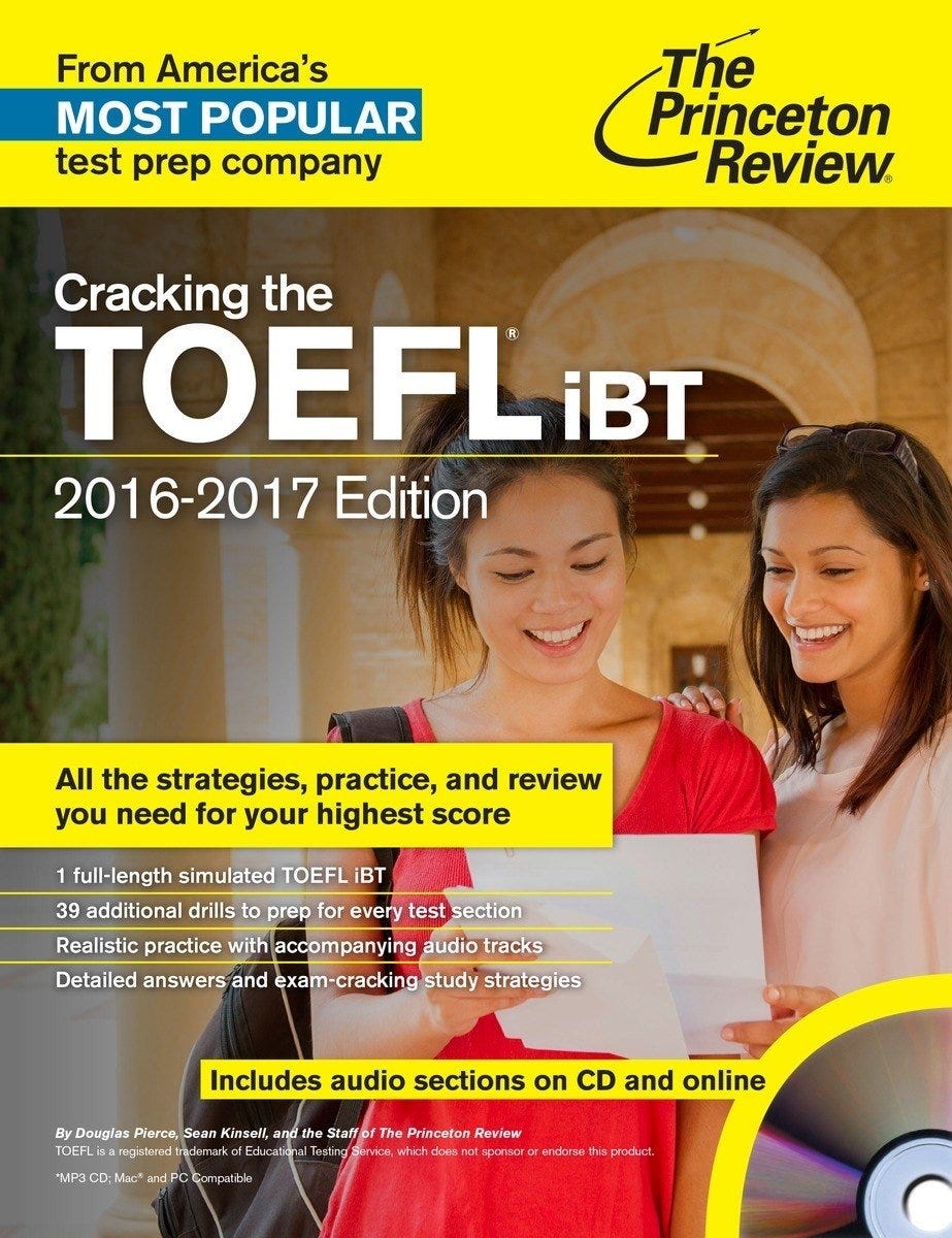[PDF][BEST]} Cracking the TOEFL iBT with Audio CD, 2016–17 Edition ...