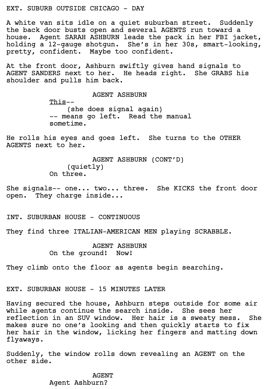 Page One: “The Heat” (2013) - Go Into The Story