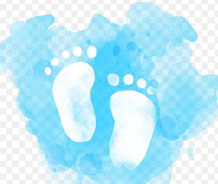 Tiny footprints. Sensitivity warning: This piece of life… | by ...