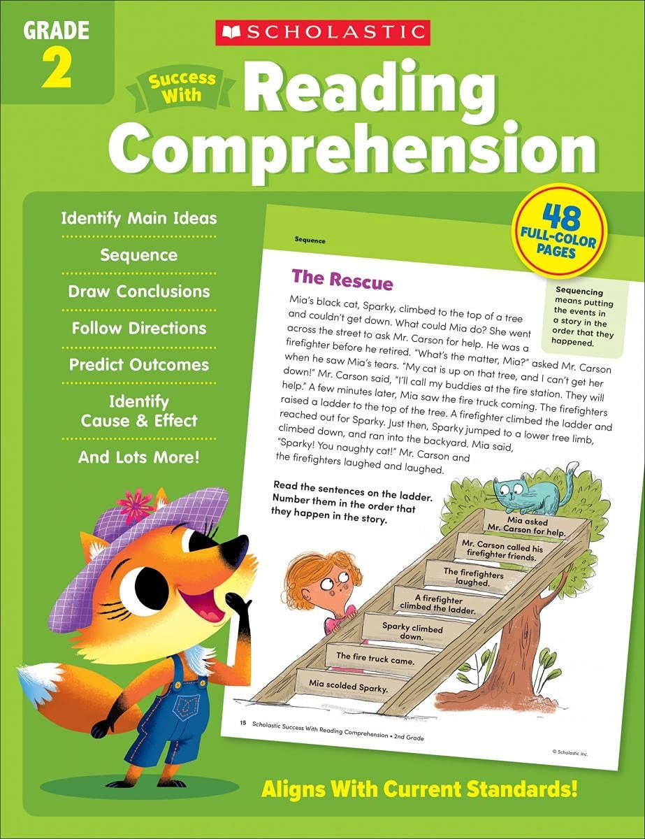 [EPUB[BEST]} Scholastic Success with Reading Comprehension Grade 2 ...