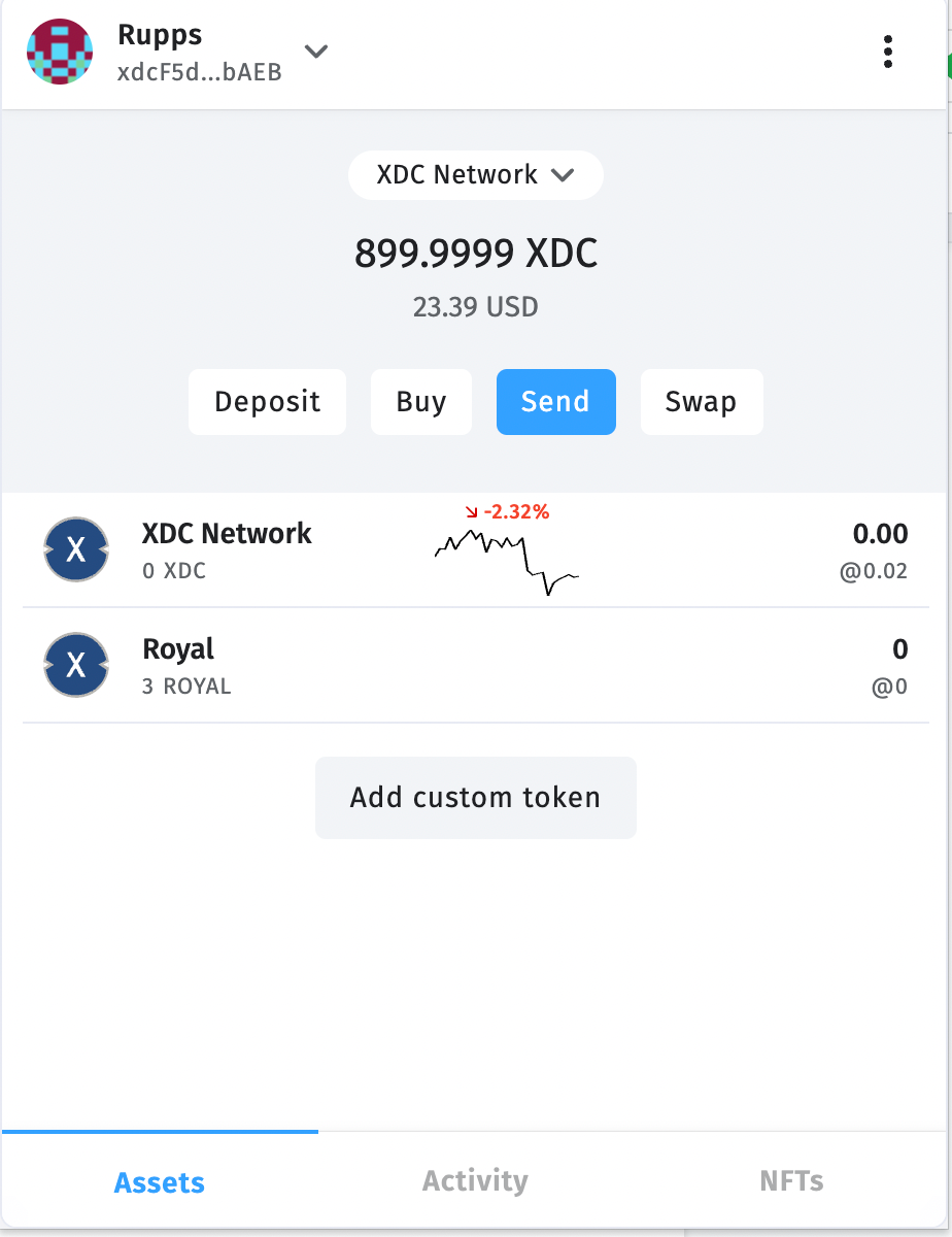 How to Send XDC and XRC20 Tokens on BlocksPay? | by Rupps_BlocksScan | Medium