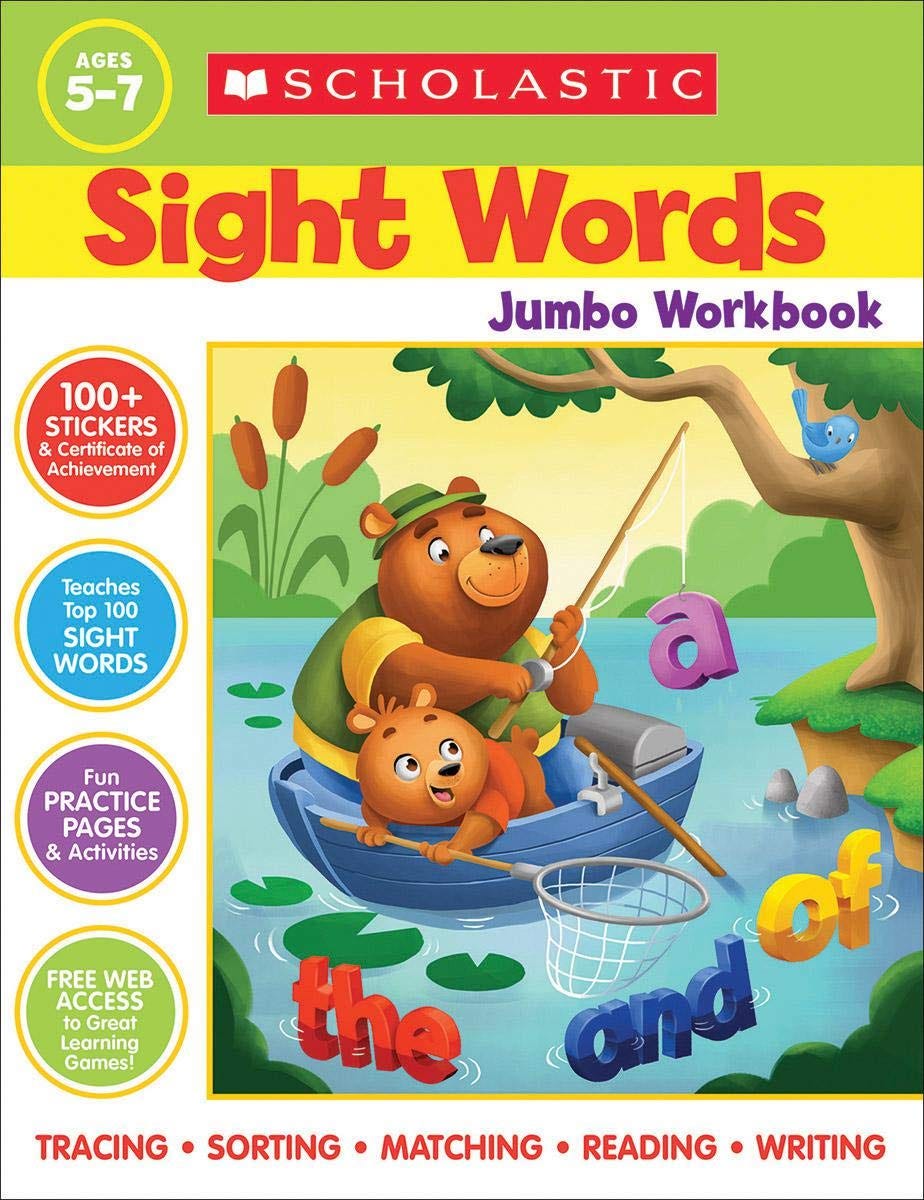 [PDF][BEST]} Scholastic Sight Words Jumbo Workbook | by ...