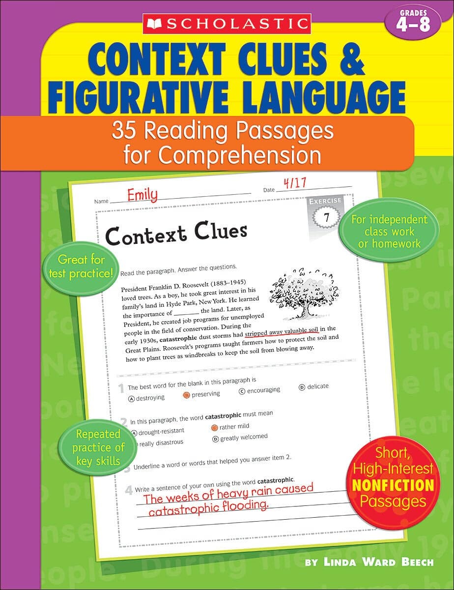 [READING BOOK] 35 Reading Passages for Comprehension: Context Clues ...