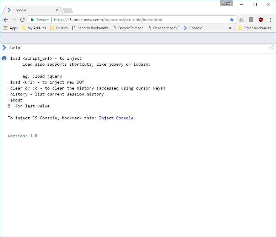 Universal JavaScript Console for Browser, Electron, NW.js, Node.js and Windows | by Mike Parsons ...
