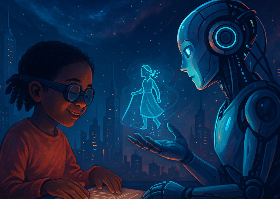 Reimagining Data Literacy for Blind Children with AI and Storytelling ...