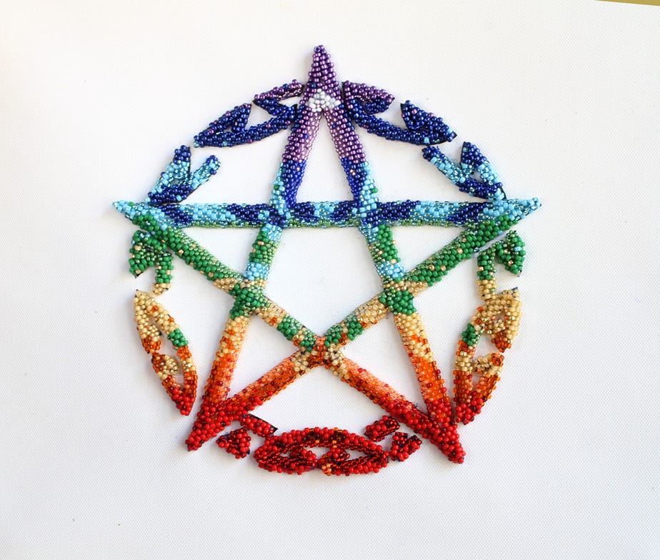 Wicca — a colour exercise. Chakra or the rainbow colour can become ...
