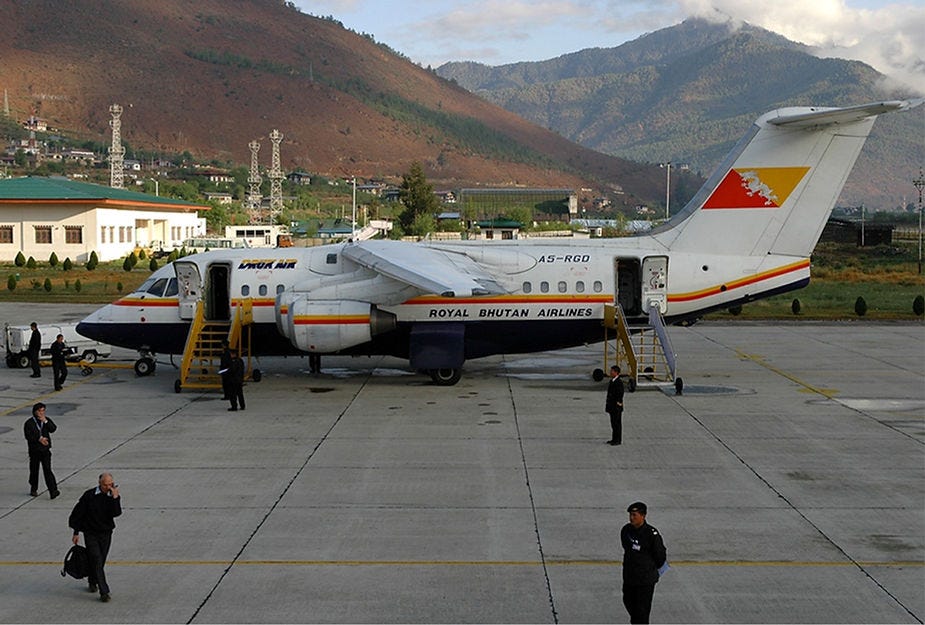 Drukair: Royal Bhutan Airlines. Photograph by Druk Air | by saidpiece ...